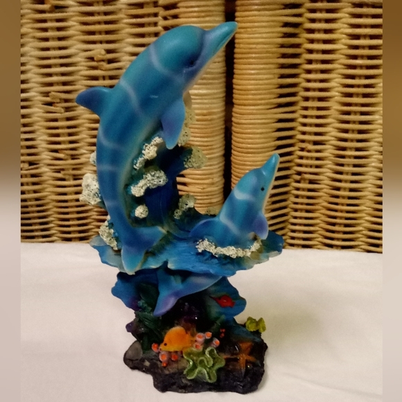 unbranded | Accents | Resin Dolphins Figurines Decorative | Poshmark